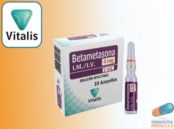 BETAMETASONA 4 MG ML CAJA X 10 AMPOLLAS