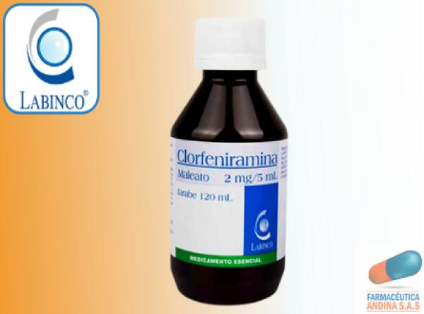 CLORFENIRAMINA JBE X 120 ML CLORFAM