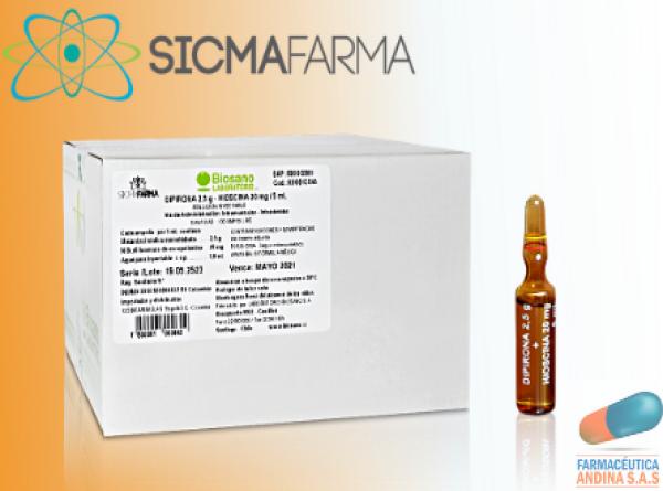 HIOSCINA+DIPIRONA X 5ML BLISTER X 5 AMP