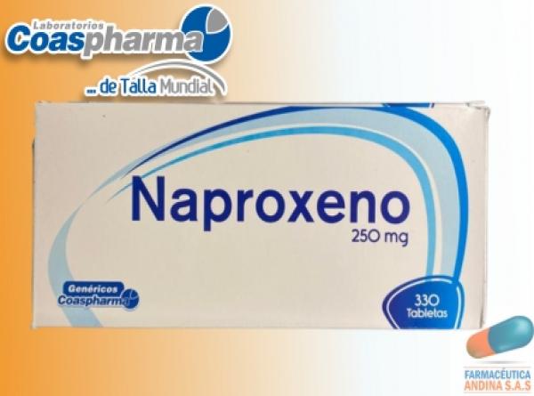 NAPROXENO 250 MG CAJA x 330 TAB COASPHARMA