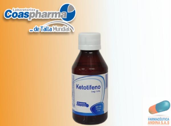 KETOTIFENO 1 MG JARABE FCO x 120 ML