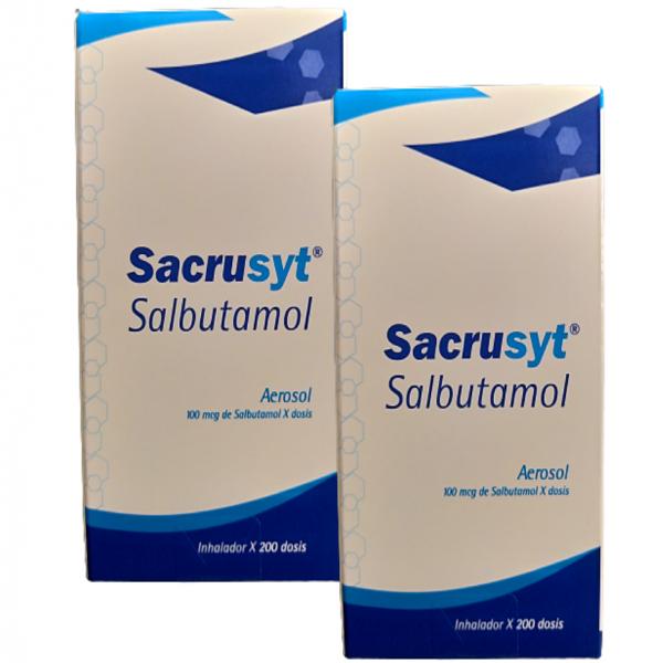 SACRUSYT SALBUTAMOL INHALADOR 100 MCG