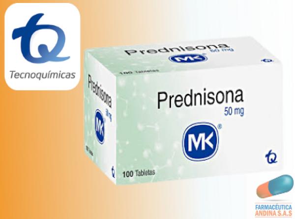 PREDNISONA 50 MG X 100 TAB MK