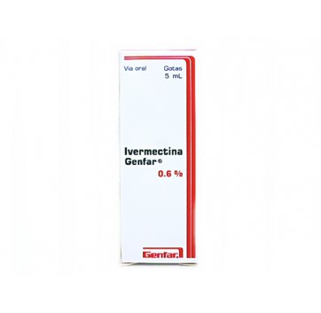 IVERMECTINA GOTAS 0.6% X 5 ML GENFAR
