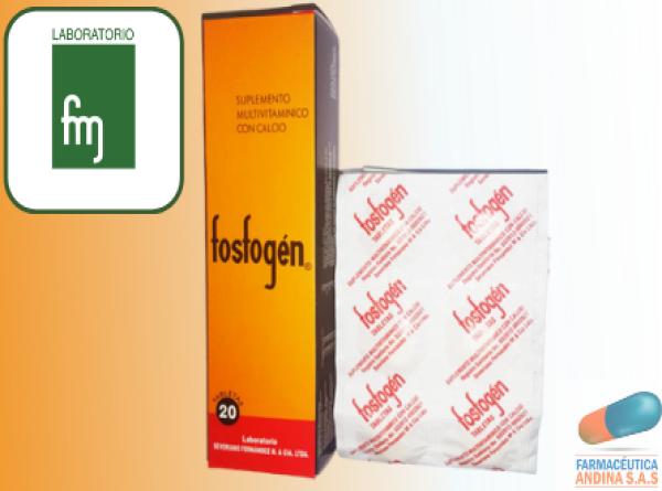 MULTIVIT. FOSFOGEN CAJA X 20 TAB