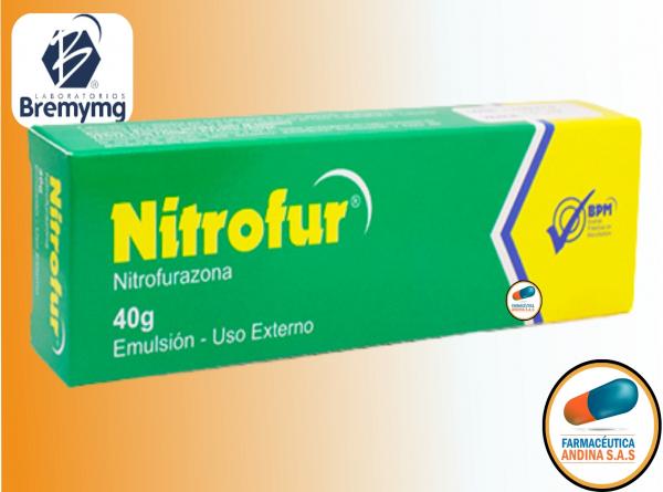 NITROFUR POMADA (NITROFURAZONA) TUBO X 40 GR BREMYMG