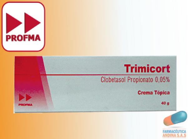 CLOBETASOL 0.05% TRIMICORT CREMA X 40GR