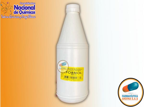 FORMOL FRASCO X 500 ML NACIONAL DE QUIMICOS