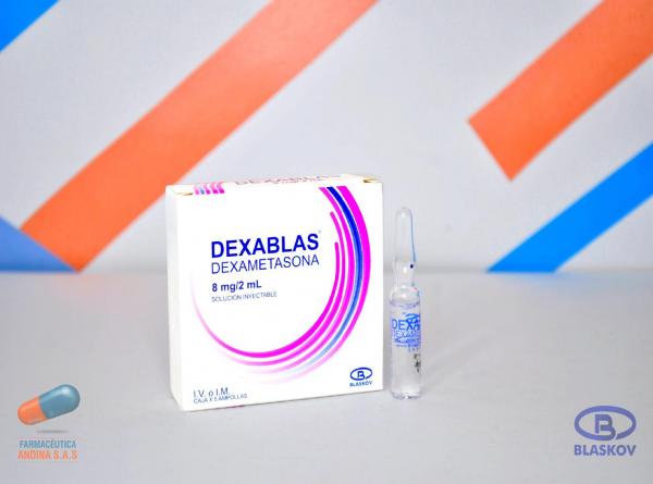 DEXAMETASONA 8 MG/ML DEXABLAS CAJA X 5 AMPOLLAS