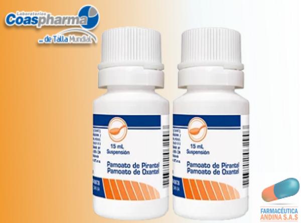 OXANTEL PIRANTEL 250 MG SUSP FCO x 15 ML