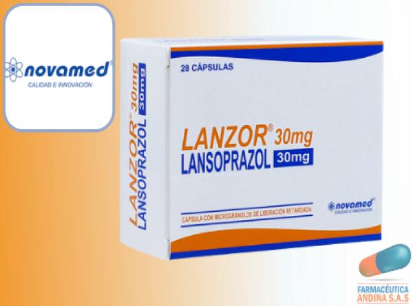 LANSOPRAZOL 30 MG CAJA X 28 CAPS LANZOR