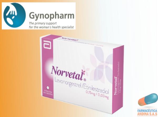 ANTICONCEP NORVETAL CAJA X 21 TAB