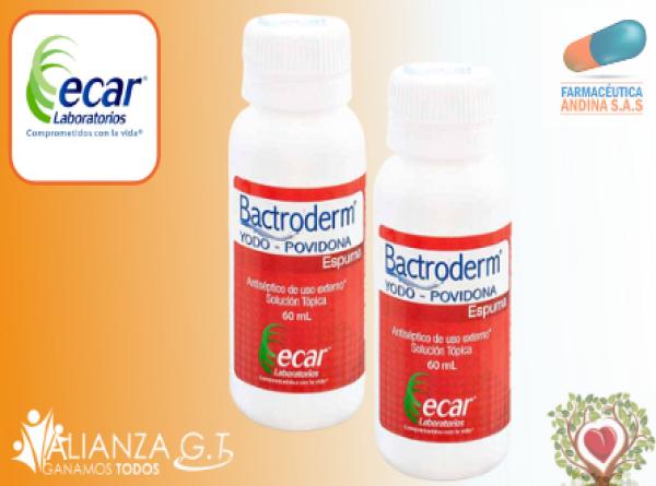 BACTRODERM ESPUMA FCO X 60 ML