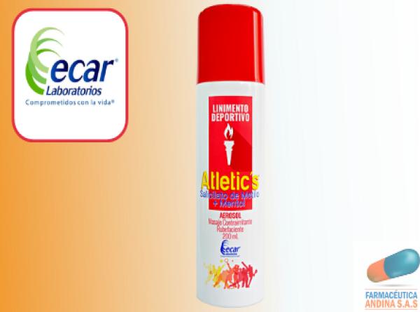 LINIMENTO DEPORTIVO ATLETICS 200 ML SPRAY