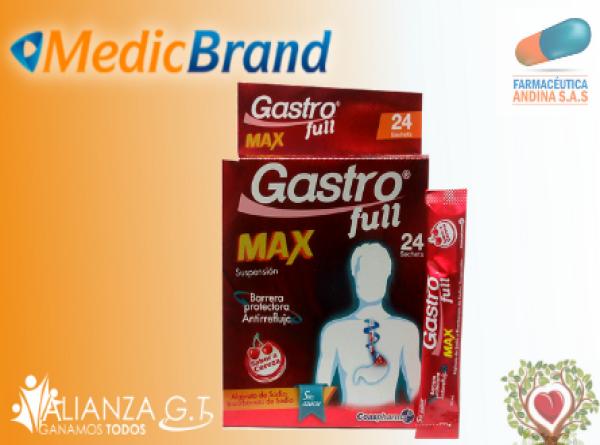 ALGINATO DE SODIO(GASTROFULL MAX) X24 SACHET