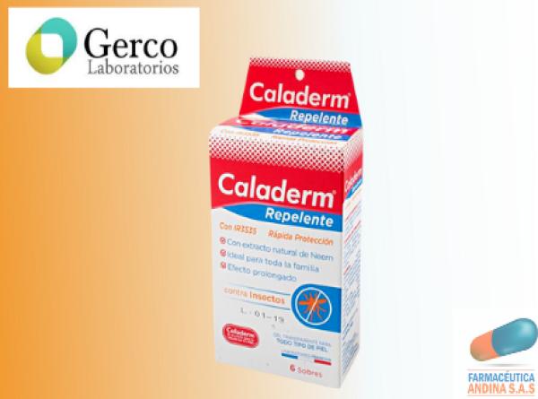 CALADERM REPELENTE DISPLAY CAJA X 6 SOBRES