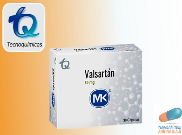 VALSARTAN 80 MG CJX 30 CAP MK