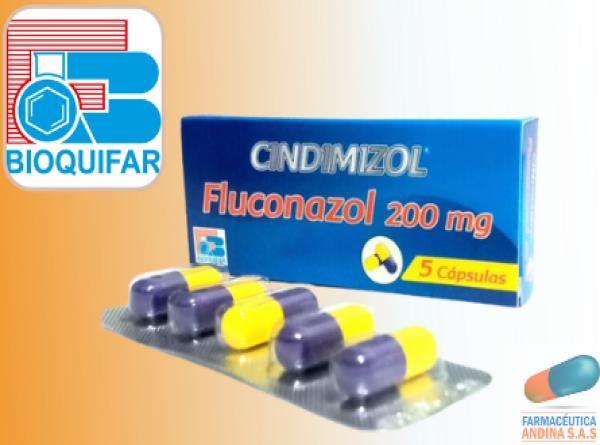 FLUCONAZOL 200 MG CX5 CAPS. CINDIMI BIOQ