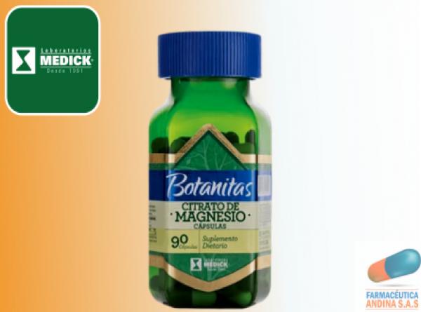 CITRATO DE MAGNESIO FCO X 90 CAP MEDICK