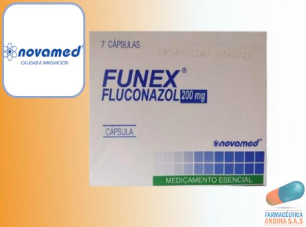 FLUCONAZOL 200 MG CAJA X 7 CAPS FUNEX PAGUE 1 LLEVE 5