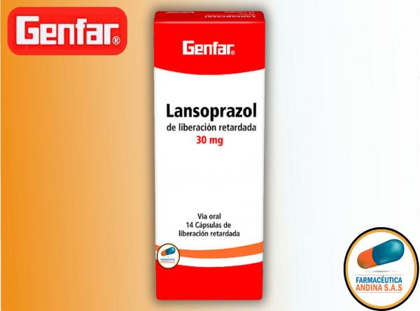LANSOPRAZOL 30 MG CAJA X 14 CAPSULAS GENFAR