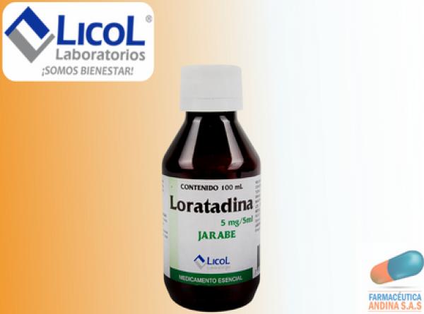 LORATADINA JARABE FCO x 100 ML LICOL