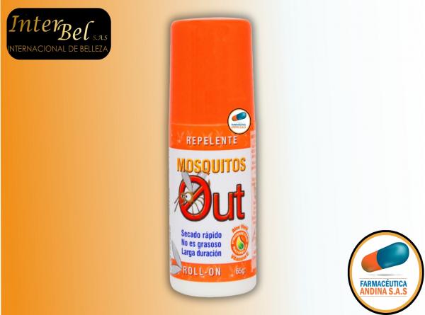 REPELENTE OUT ROLLON FRASCO X 65 GR INTERBEL