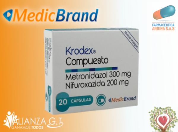 KRODEX COMPUESTO CAJA X 20 CP FARMACOP
