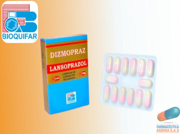 LANSOPRAZOL 30 MG CAJA X28 CAP DIZMOPRAZ