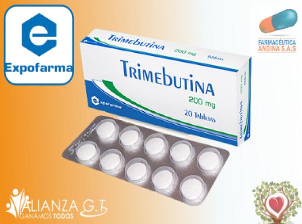 TRIMEBUTINA 200 MG CAJA x 20 TAB