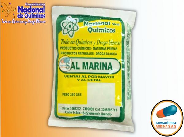 SAL MARINA X 250 GR (1/2 LIBRA) NACIONAL DE QUIMICOS