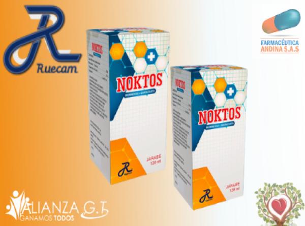 GUAYACOLATO + BROMHEXINA NOKTOS FCO X 120 ML