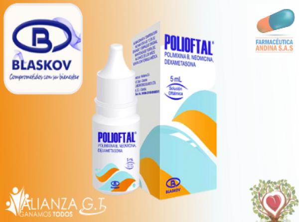 GOTAS OFTALMOLOGICAS DEX+NEO+POLI POLIOFTAL X 5 ML