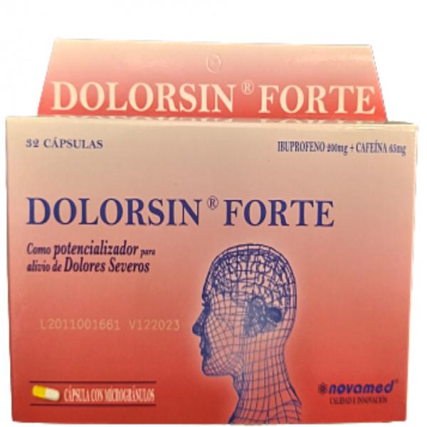 IBUPROFENO+CAFEINA CAJA X32 CAP DOLORSIN FORTE