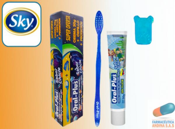 CREMA DENTAL 30GR CHICLE CEP+PROCT ORAL-PLUS
