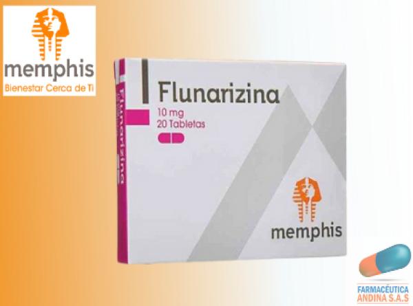FLUNARIZINA 10 MG CAJA X 20 TAB