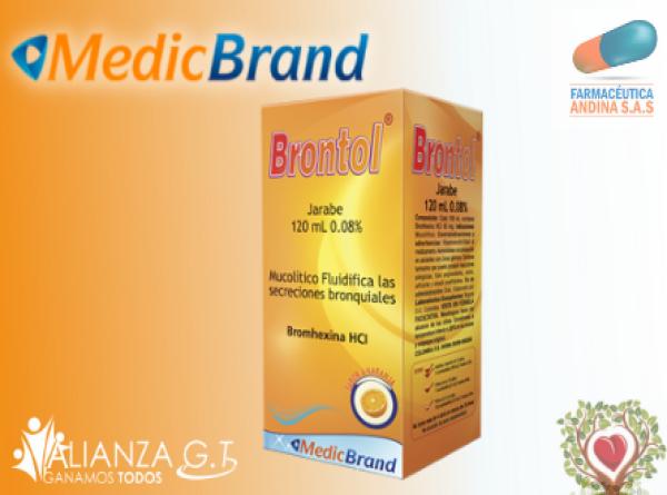 BROMEXINA -BRONTOL- JBE X 120 ML NAR