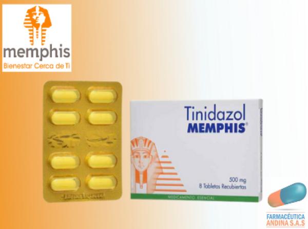 TINIDAZOL 500 MG CAJA x 8 TAB
