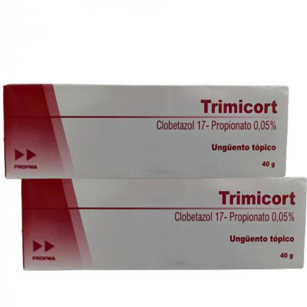 CLOBETASOL 0.05% TRIMICORT UNGUENTO TOPICO X 40GR