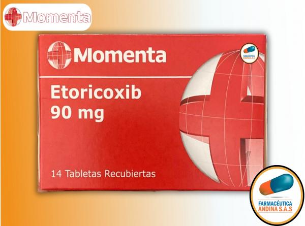 ETORICOXIB 90 MG CAJA X 14 TABLETAS MOMENTA