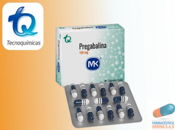 PREGABALINA 150 MG CJX 30 CAP MK