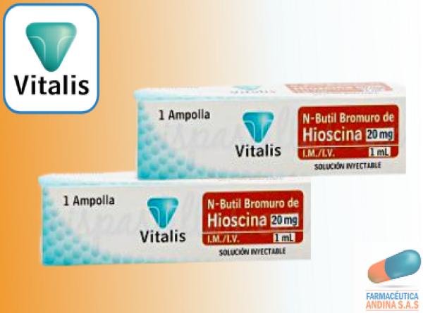 HIOSCINA BUTIL 20MG/ML CAJA X 1 AMP UNID