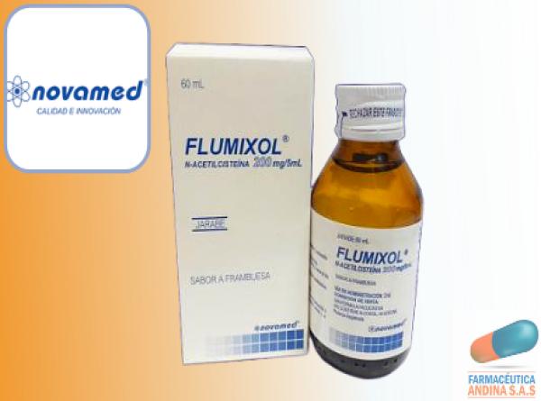 N-ACETILCISTEINA FCO 60ML FLUMIXOL 200MG