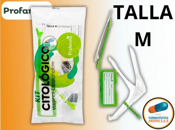 KIT CITOLOGICO VAGINAL DESECHABLE TALLA M PROFAMILIA