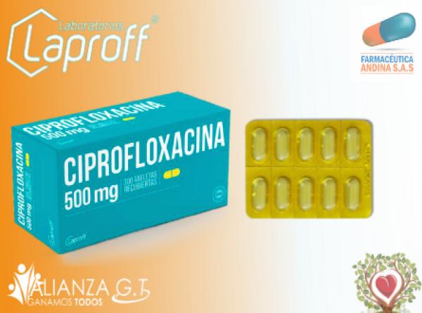 CIPROFLOXACINO 500 MG CAJA X 300