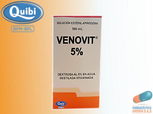 VENOVIT 5% A.D. BOLSA X 500 ML