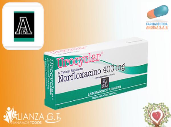 NORFLOXACINO 400 MG CAJA x 14