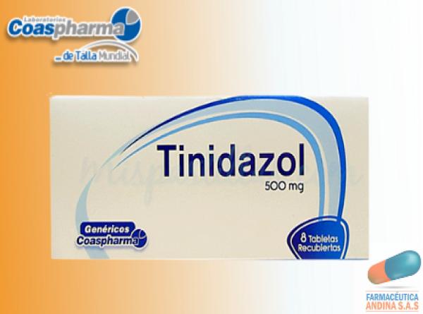 TINIDAZOL 500 MG CAJA x 8 TAB
