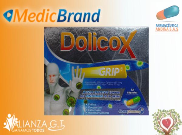 ANTIG CAP DOLICOX GRIP AC+CE+FE+CA X 12