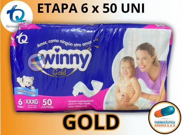 PAÑAL WINNY GOLD ETAPA 6 X 50 UNIDADES MK